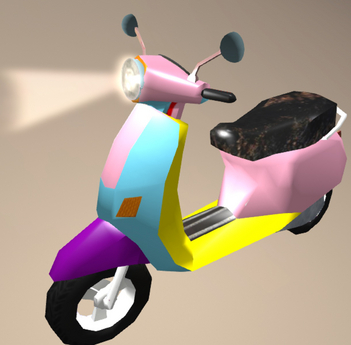 Second Life Marketplace - Pride 2023 Static Vespa Prop Vehicle