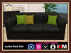 Second Life Marketplace - BARVAK - Black Leather Sofa - INM - P & V ...