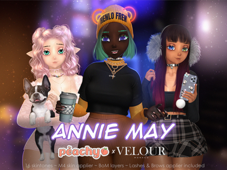 Second Life Marketplace - (( peachy )) - AnnieMay Skin - Cloudy