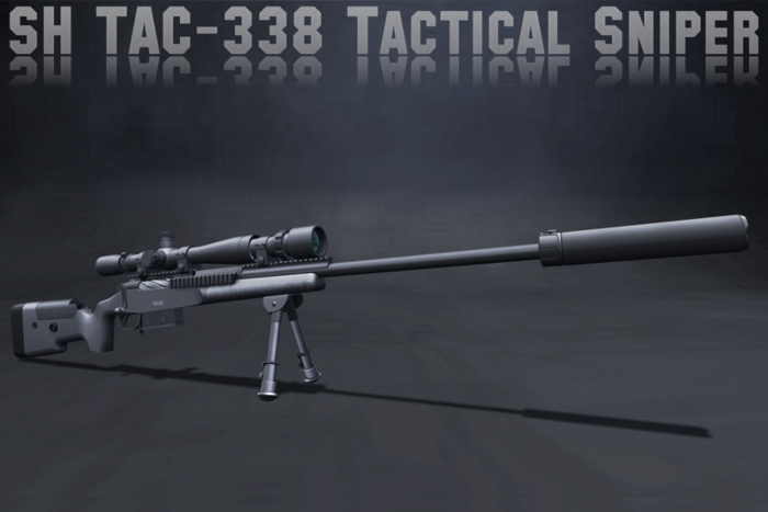 Second Life Marketplace - SH RP Prop Gun - TAC-338
