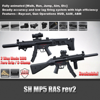 Second Life Marketplace - SH MP5 RAS rev2