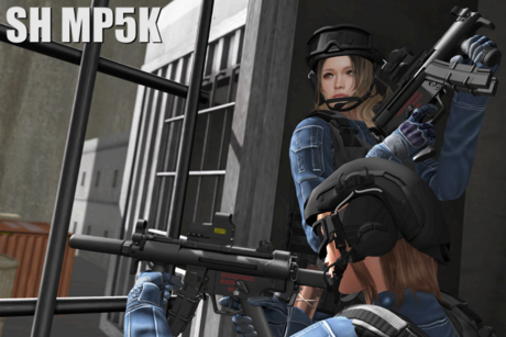 Second Life Marketplace - SH RP Prop Gun - MP5K