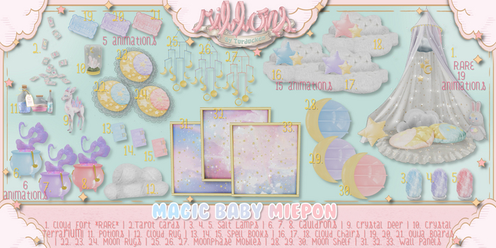 Second Life Marketplace - 15. {Ribbons} Magic Baby - Spell Book - Pink TD