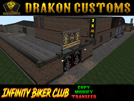 Second Life Marketplace - Infinity Biker Club Furnished Update