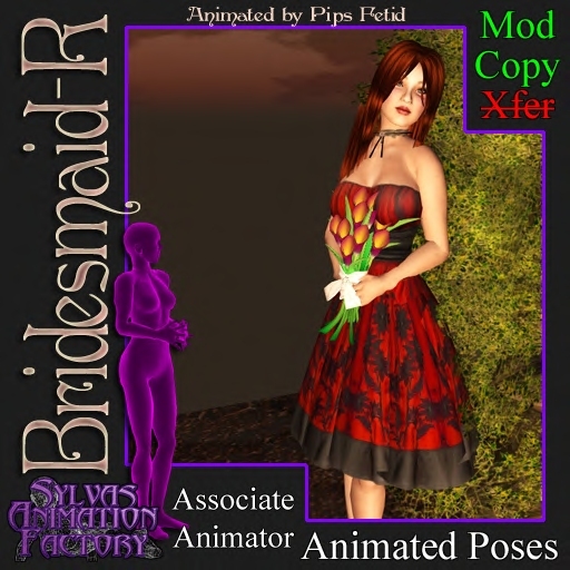 Second Life Marketplace - Bridesmaid - R -- Wedding Party Animation ...