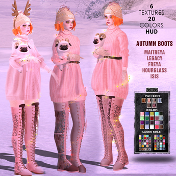 Second Life Marketplace - OXO AUTUMN BOOTS