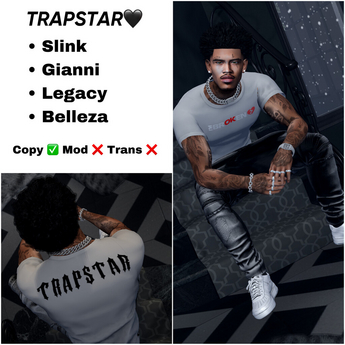 Second Life Marketplace - 1K - TRAPSTAR (add to unpack)
