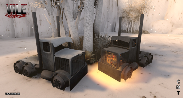 Second Life Marketplace - [Vile] - Truck Fire Pit
