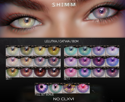Second Life Marketplace - S H I M M / Eyes Applier / CLXVI DEMO