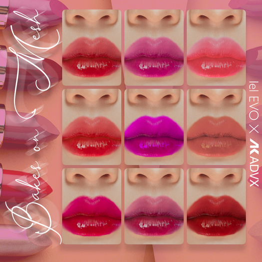 Second Life Marketplace - DQ - BOM Lipstick Cupcake ADVX/ Evox