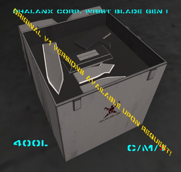 Second Life Marketplace - [P.C.] Wrist Blade GEN I