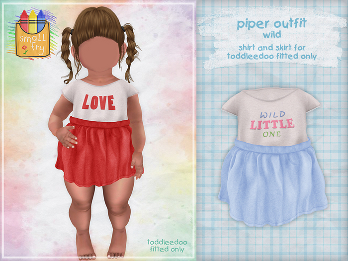 Second Life Marketplace - smallfry - piper outfit - wild