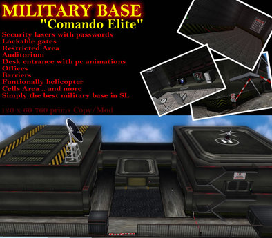 Second Life Marketplace - E - COMANDO MILITAR ELITE - Limited offert
