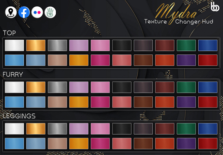 Second Life Marketplace - Bens Boutique - Mydra Outfit Hud Control Demo