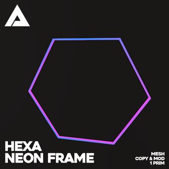 Second Life Marketplace - [ALPHA] Hexa Neon Frame (add me)
