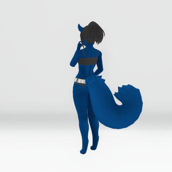 Second Life Marketplace - Emerald Miles - Blue Skin for Kemono Body and ...