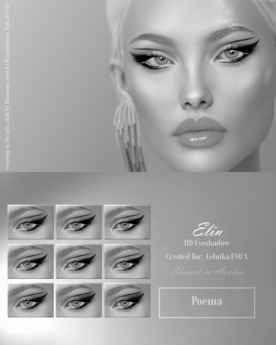 Second Life Marketplace - DEMO - poema - Elin HD Eyeshadow Lel.Evo X HUD