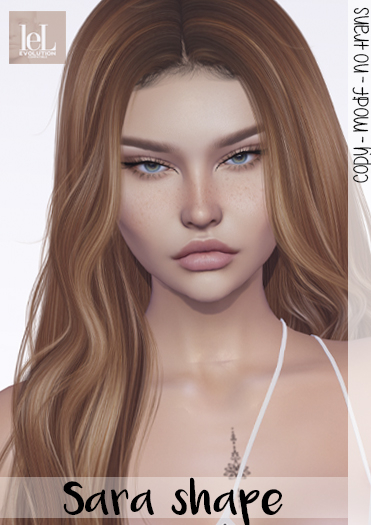 Second Life Marketplace - . OH! - Sara - Lelutka Raven EVO X shape