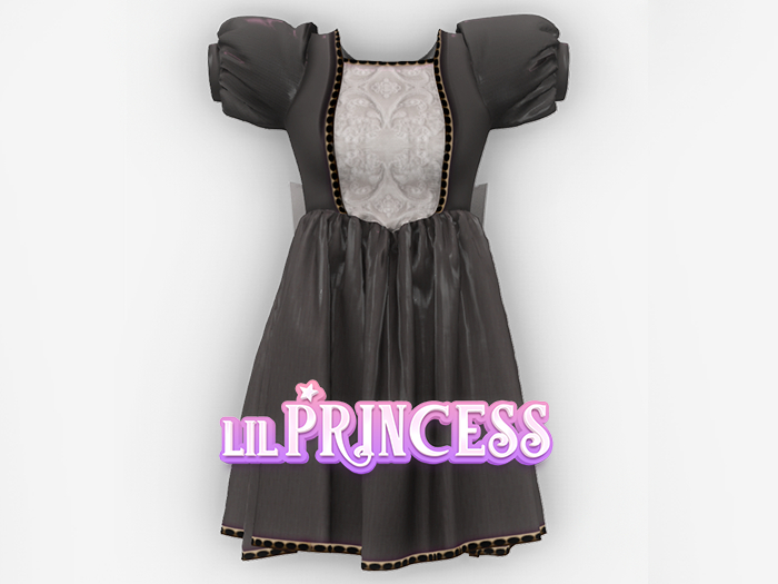 Second Life Marketplace - LilPrincess Danielle Dress Black