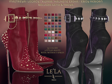 Second Life Marketplace - {Le'La} Corra Boots