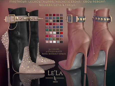 Second Life Marketplace - {Le'La} Corra Boots