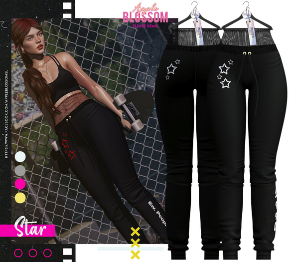 Second Life Marketplace - Apple Blossom // Star Pants No.1