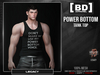 Second Life Marketplace - [BD] Power Bottom Tank Top - Legacy