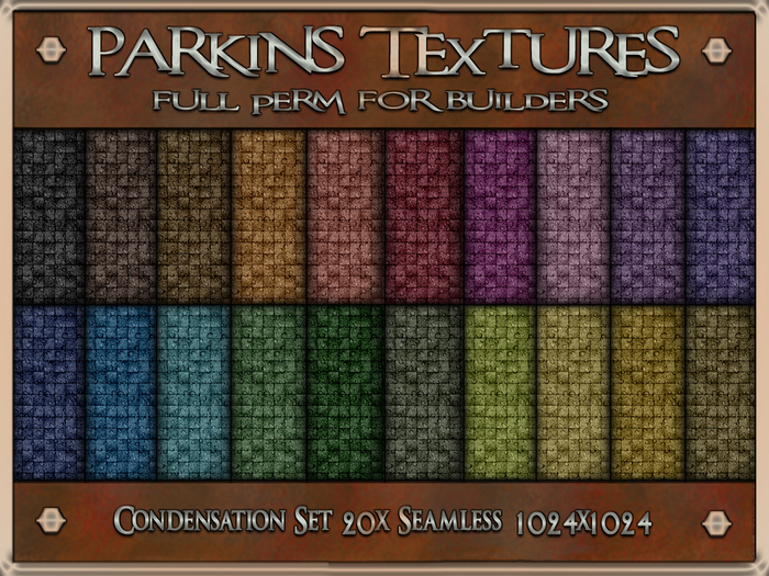 Second Life Marketplace - Parkins Textures - Condensation Set - 20x ...