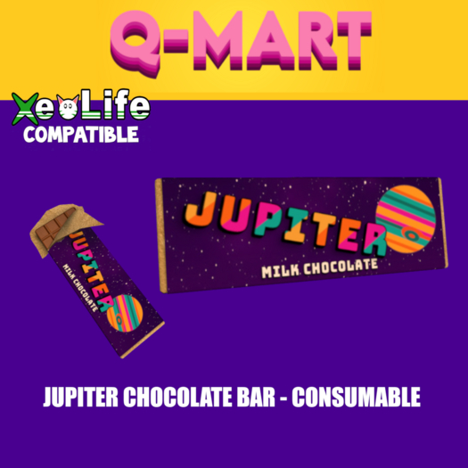 Second Life Marketplace - [QM] Jupiter Chocolate Bar [Xeolife]