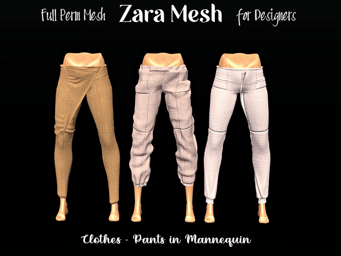 Second Life Marketplace - ZM - Clothes - Male Jeans in Mannequin - FULL ...