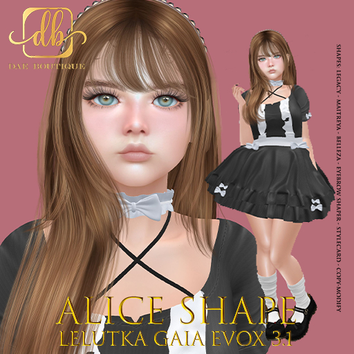 Second Life Marketplace - Alice Shape for LeL GAIA EvoX 3.1