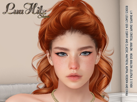 Second Life Marketplace - L.H SHAPES-SHAPE CRISTAL-AVALON - HEAD AVALON ...