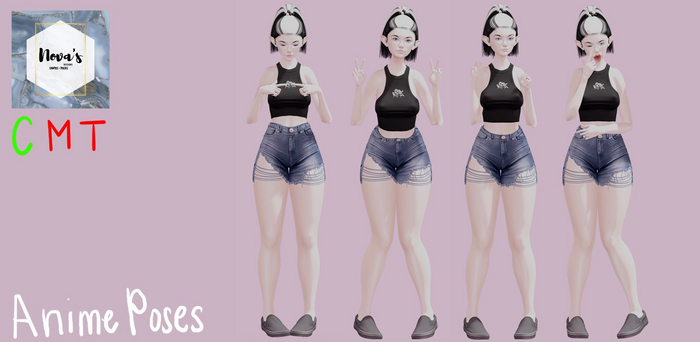 Second Life Marketplace - [ND] Anime Pose Pack