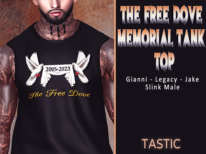 Second Life Marketplace - Tastic-The Free Dove Memorial Tank Top