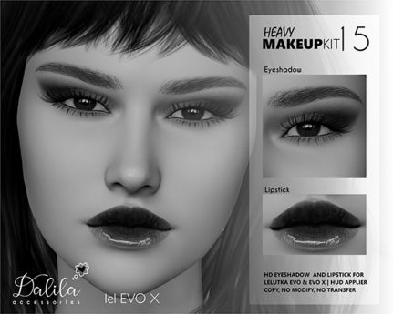 Second Life Marketplace - Dalila Heavy Makeup Kit 15 DEMO