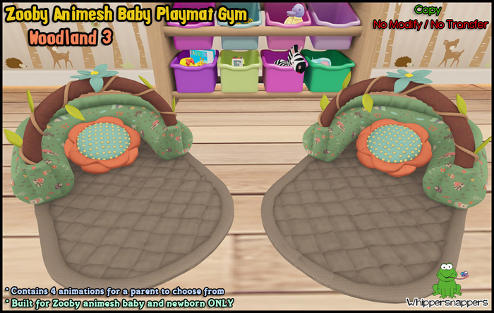Second Life Marketplace - ! Whippersnappers ! - Zooby Baby play gym ...
