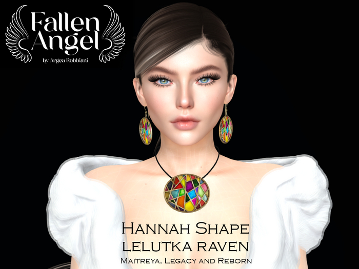 Second Life Marketplace - Fallen Angel - Hannah Shape for Lelutka Raven