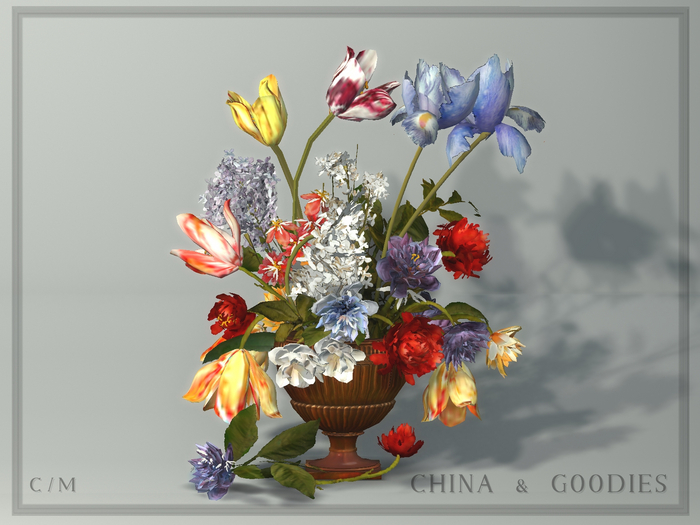Second Life Marketplace - Bouquet of Fleurs - Carnation & Tulips -C&G-