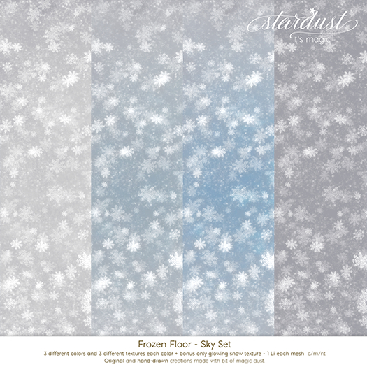 Second Life Marketplace - Stardust - Frozen Floor - Sky Set