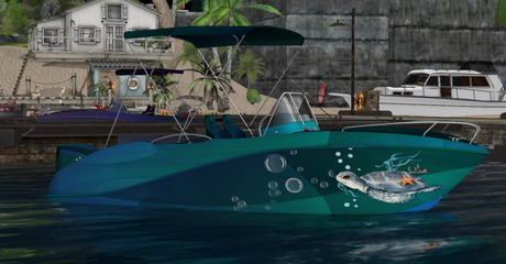 Second Life Marketplace - WildHex The Blue Marlin Boat Paint Textures ...