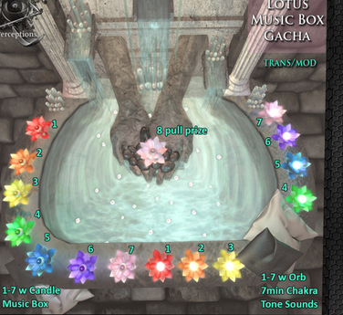 Second Life Marketplace - 3rd Eye_ Chakra Lotus Display Fountain ( PG ...