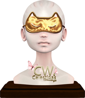 Second Life Marketplace - .:(CW):. Kelly Cat Eyemask set. Gold (wear me ...