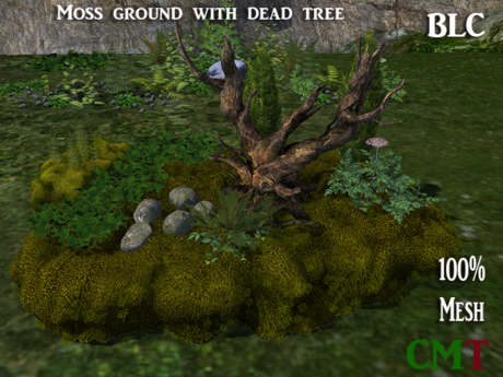 Second Life Marketplace - BLC - Moss ground with dead tree