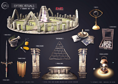 Second Life Marketplace - SPELL : Esoteric Rituals FULL SET + RARE