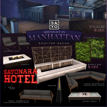 Second Life Marketplace - SAYO - Midnight in Manhattan Gacha - Marble ...