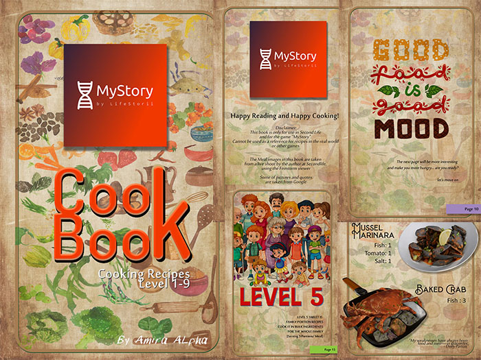 Second Life Marketplace - MyStory CookBook By Amira Alpha