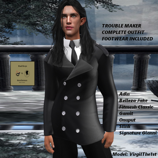 Second Life Marketplace - BB & G TROUBLE MAKER OUTFIT SET ALL SIZES In ...