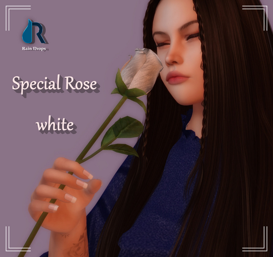 Second Life Marketplace - RD - Special Rose White
