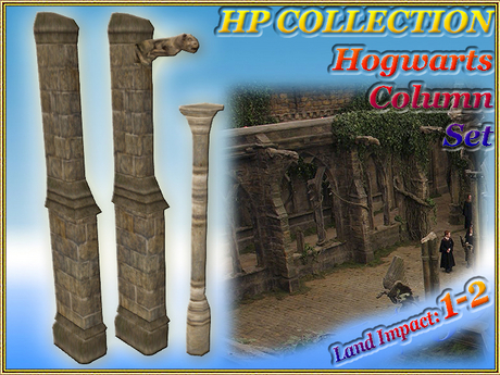 Second Life Marketplace - HP COLLECTION - Column Set (1-2 LI) (Full perm)