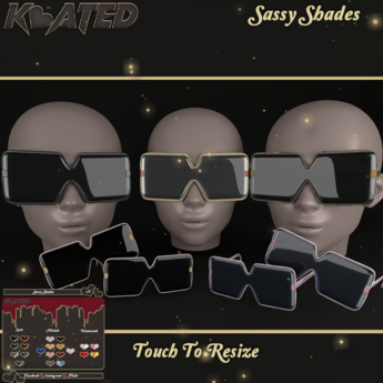 Second Life Marketplace - [KOATED] [SASSY SHADES] Fatpack *HUD*
